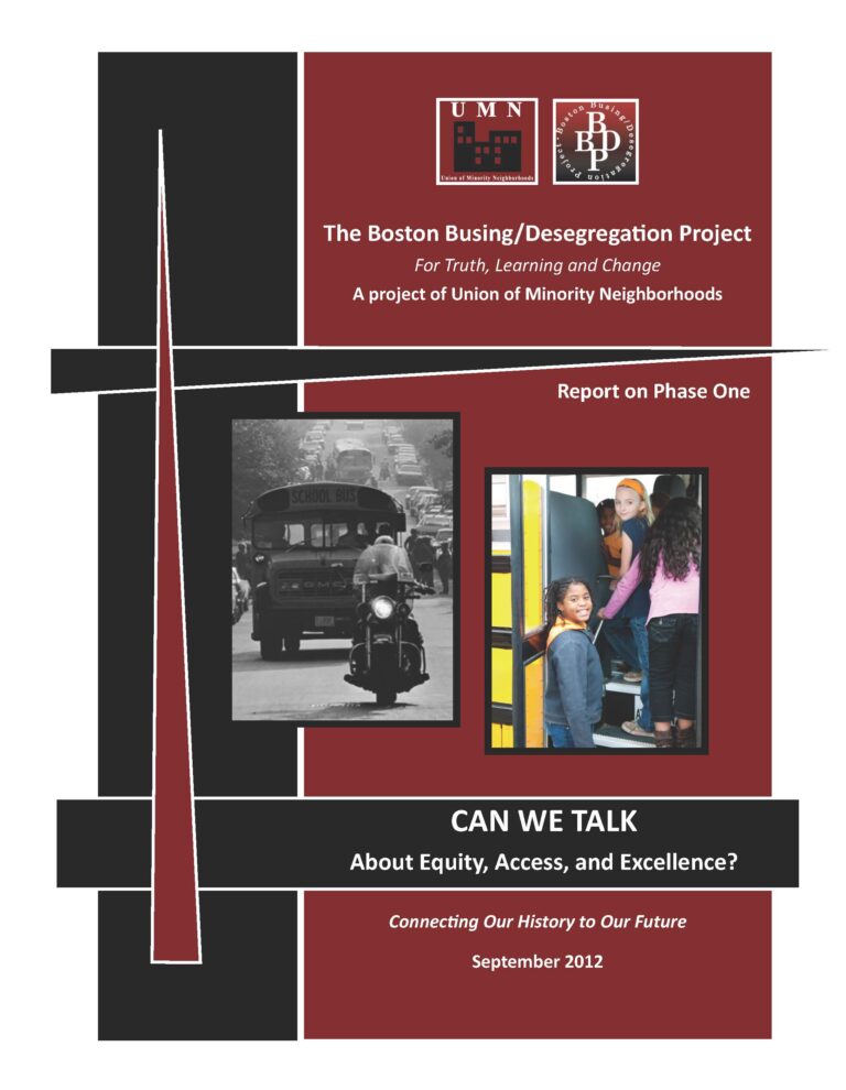 About the Boston Busing/Desegregation Project – Beyond Busing